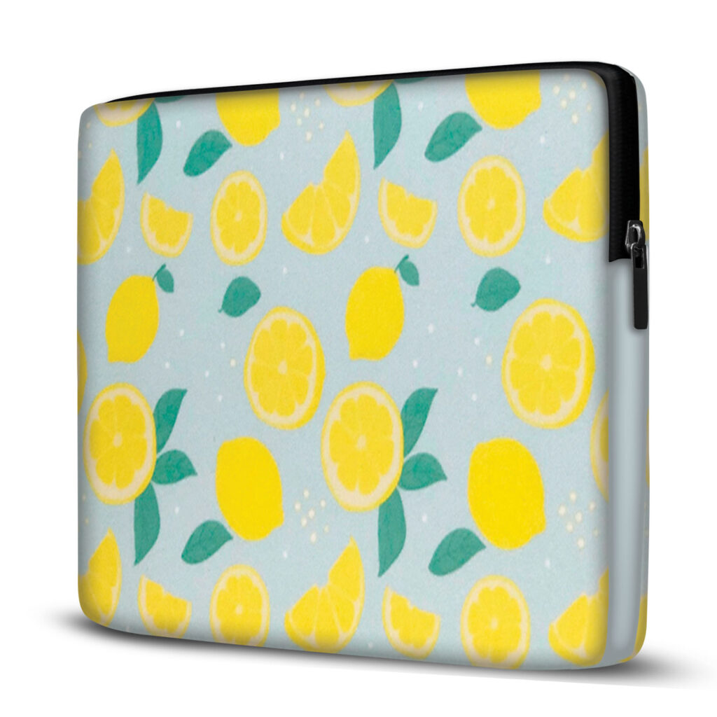 Capa para Notebook em Neoprene – CN – Limão Siciliano - Case Notebook