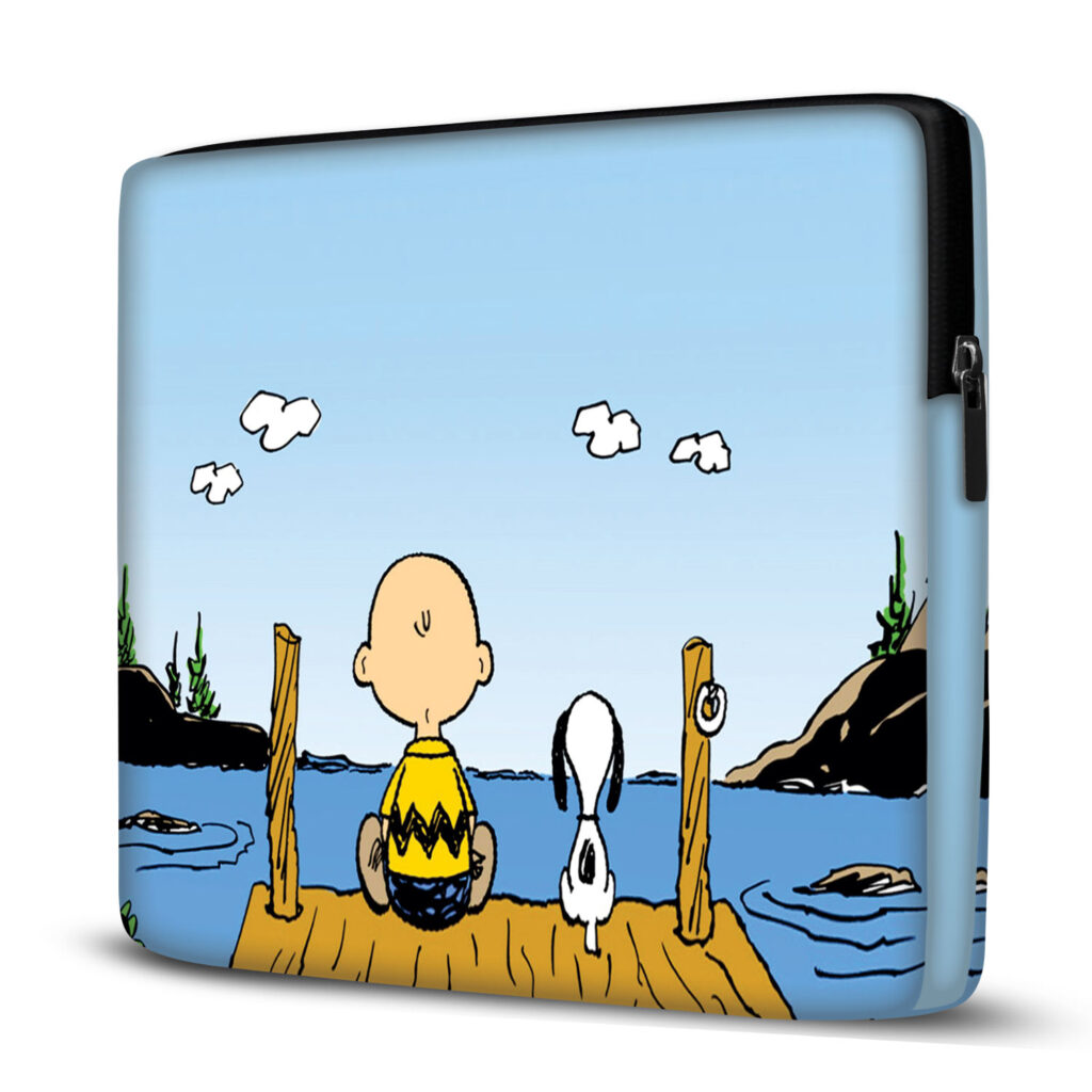Capa para Notebook em Neoprene – CN – Snoopy Azul - Case Notebook