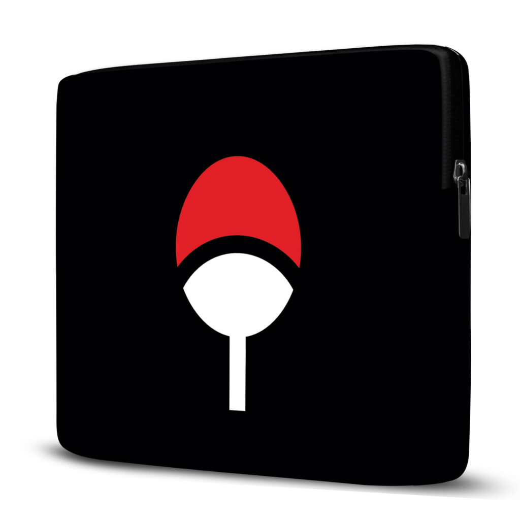 Capa para Notebook em Neoprene – CN – Uchiha Clã Logo - Case Notebook