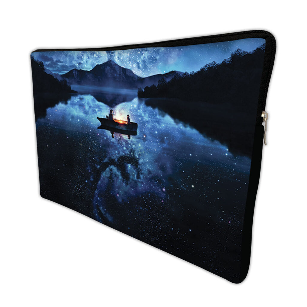 Capa para Notebook em Neoprene – CN – 15.6 Polegadas – Paisagem Barco ...